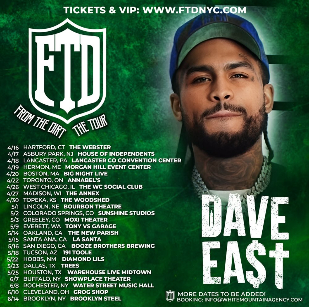 Dave East “From The Dirt Tour” Is Set To Start On April 16th In ...